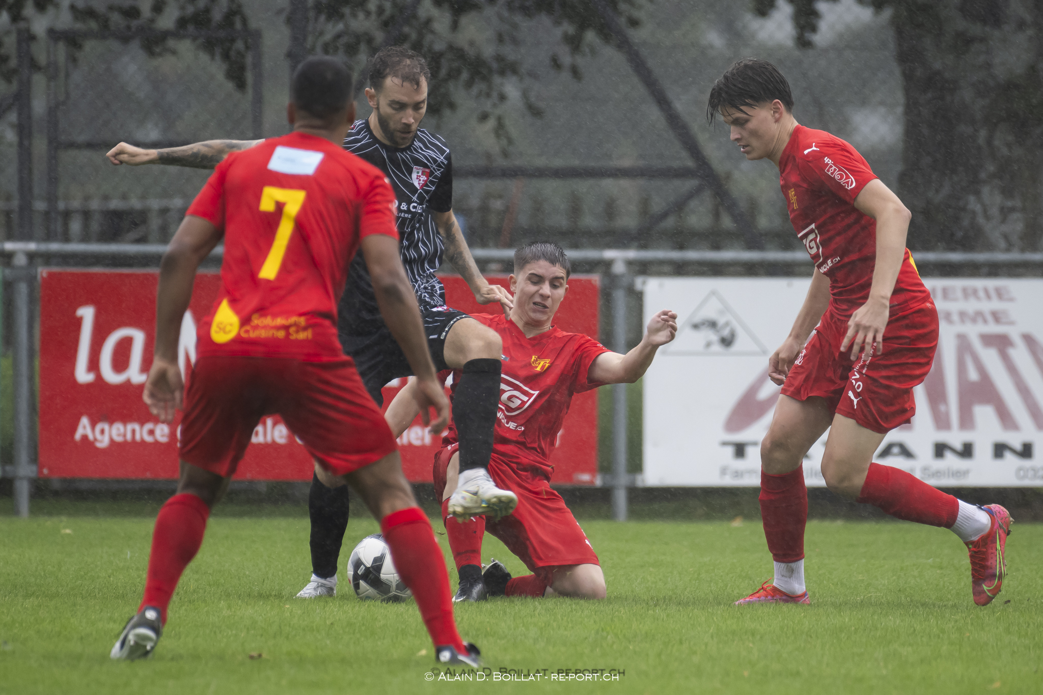 Pully Football en met cinq à un FCTT il est vrai très expérimental - FCTT